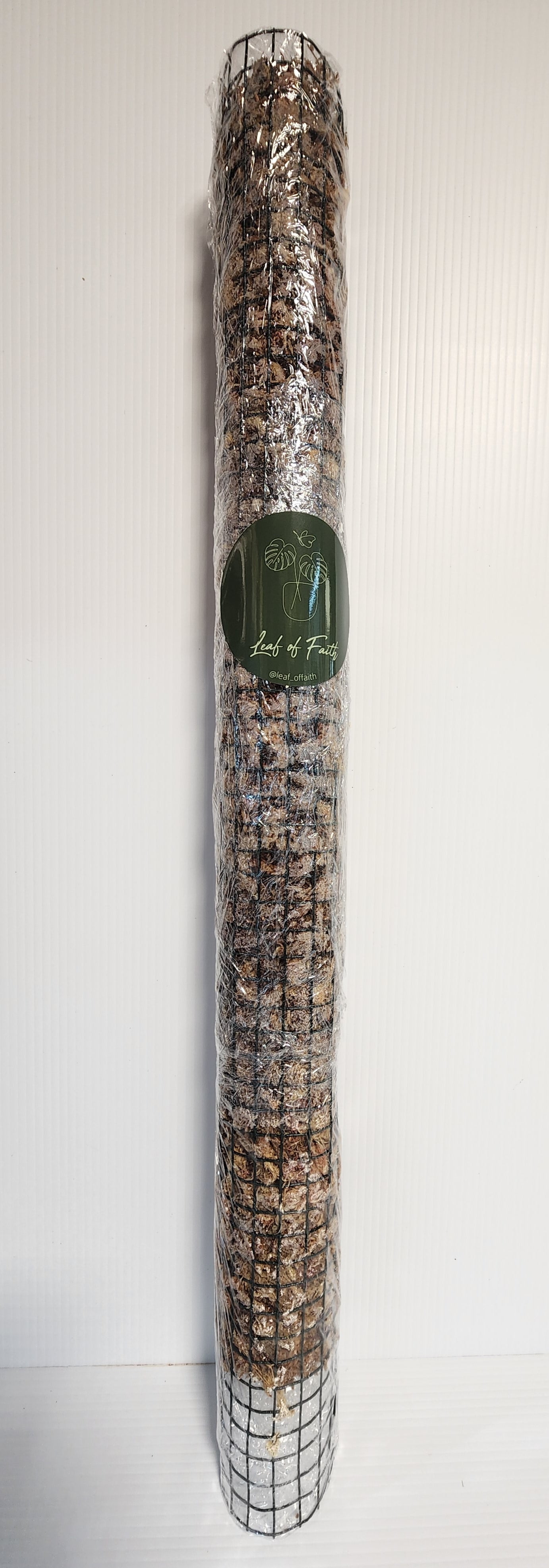 Round Moss Pole - PVC Coated Mesh Complete – Leaf of Faith SA