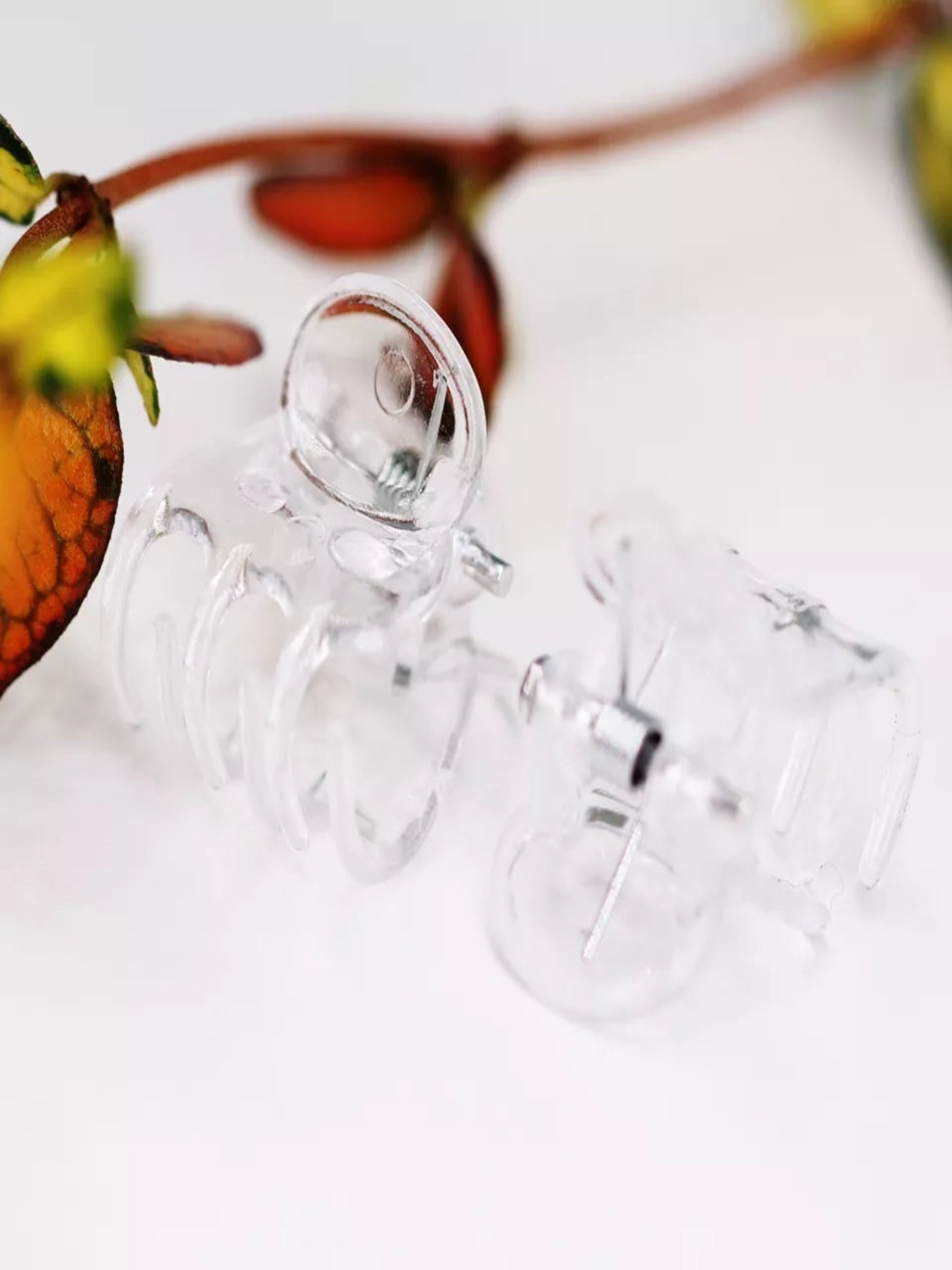 Clear / Green Clips pack of 10 – Leaf of Faith SA